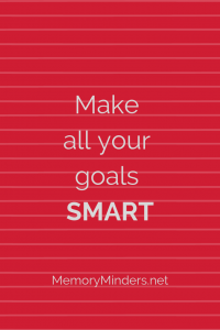 Be SMART about Goals - Memory Minders